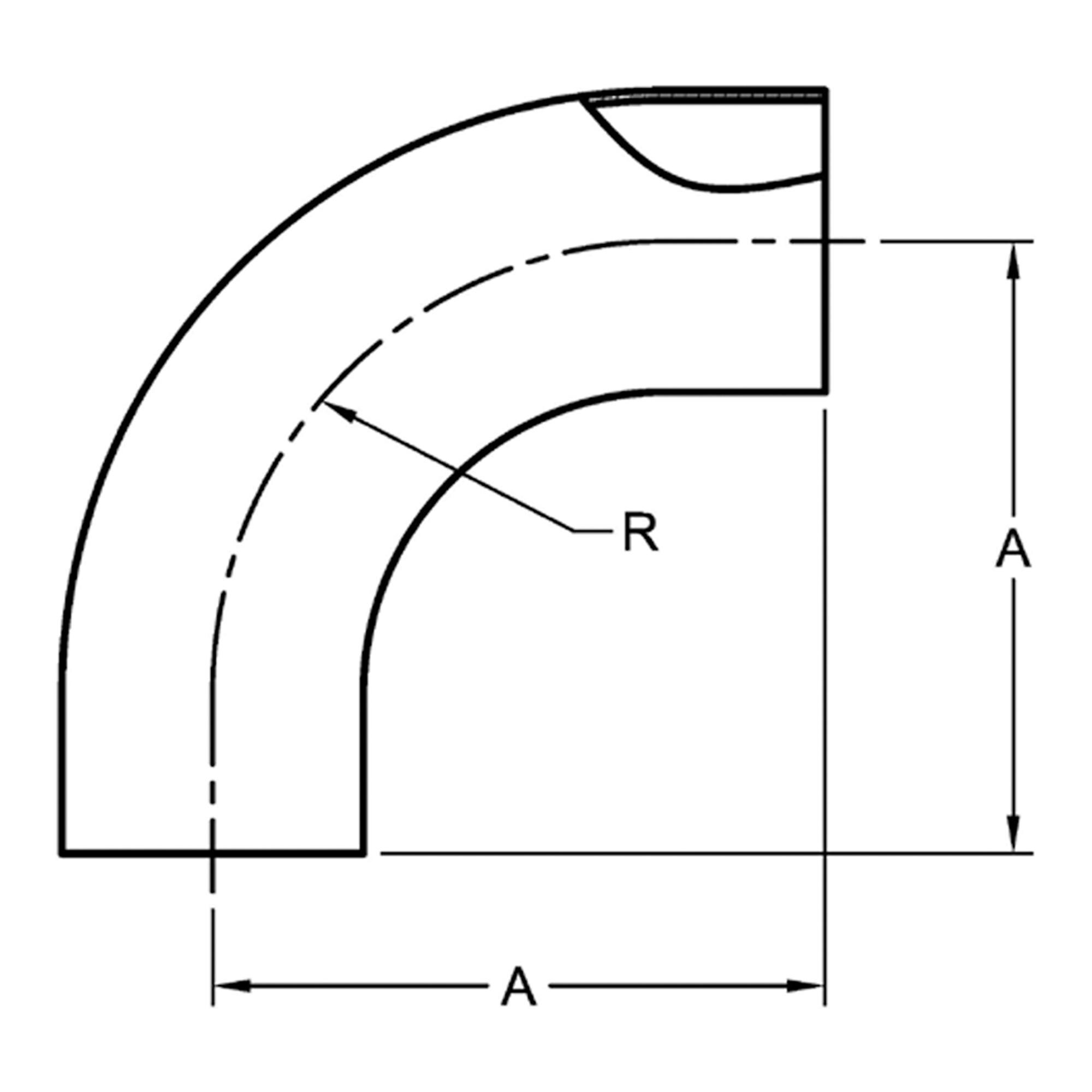 Steel & O'Brien 90 Degree BPE Elbows, Tangent Weld Ends | Austenitex